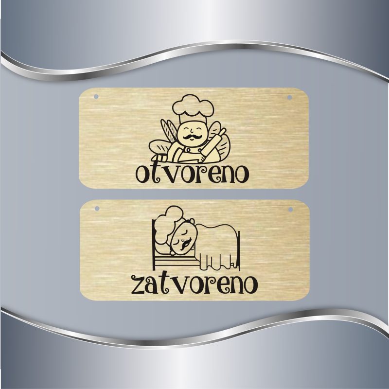 Tabla sa nazivom ulice - model 3 - Gravirko
